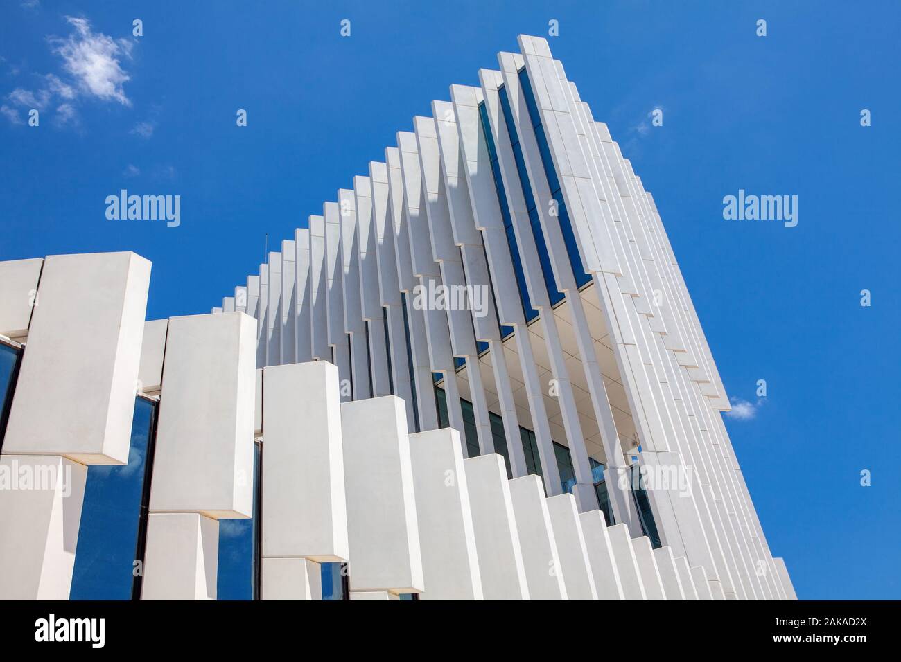 abstract design of building in modern style Stock Photo - Alamy