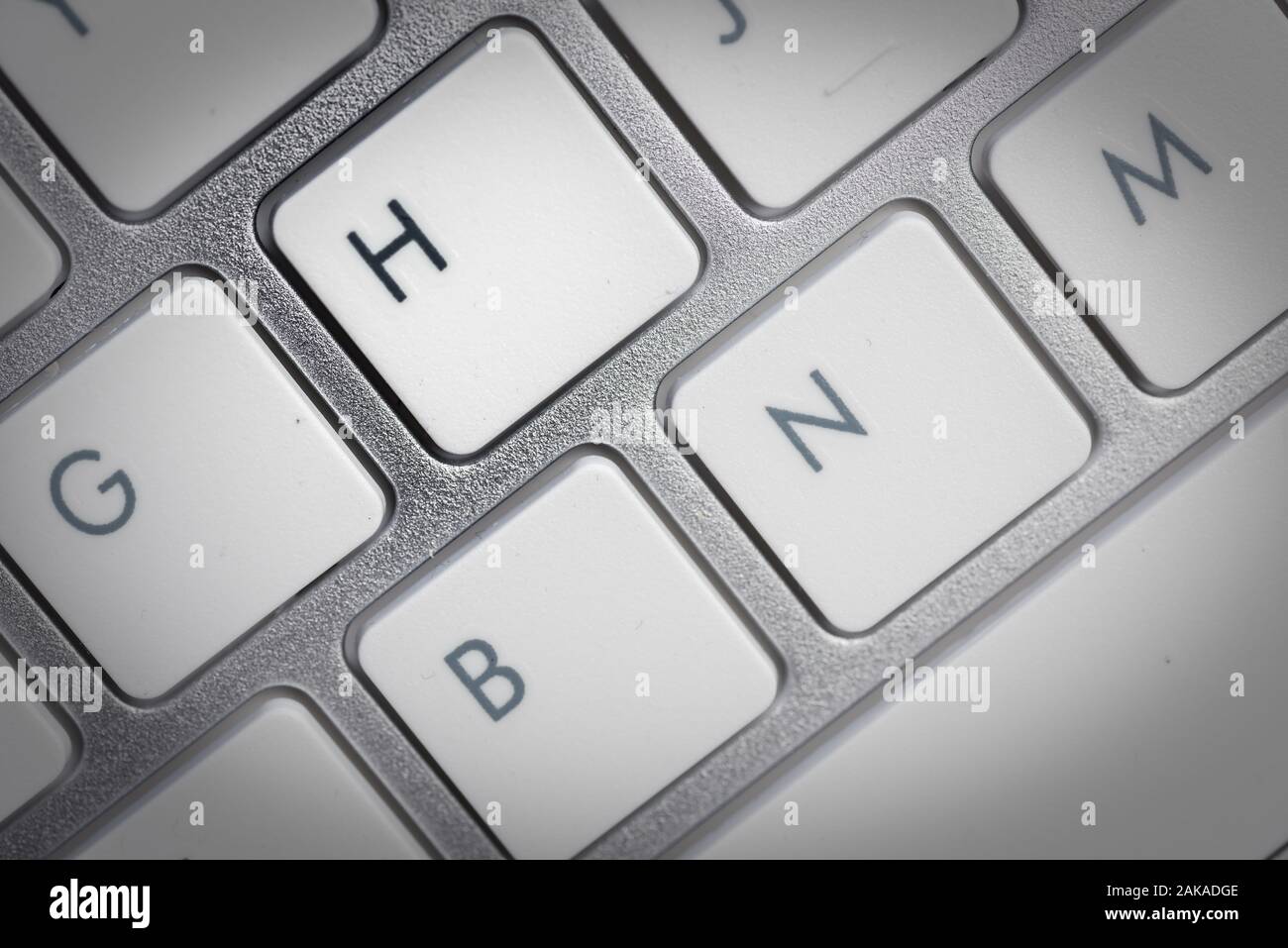 Keyboard - silver portable computer keyboard in IT department with ...