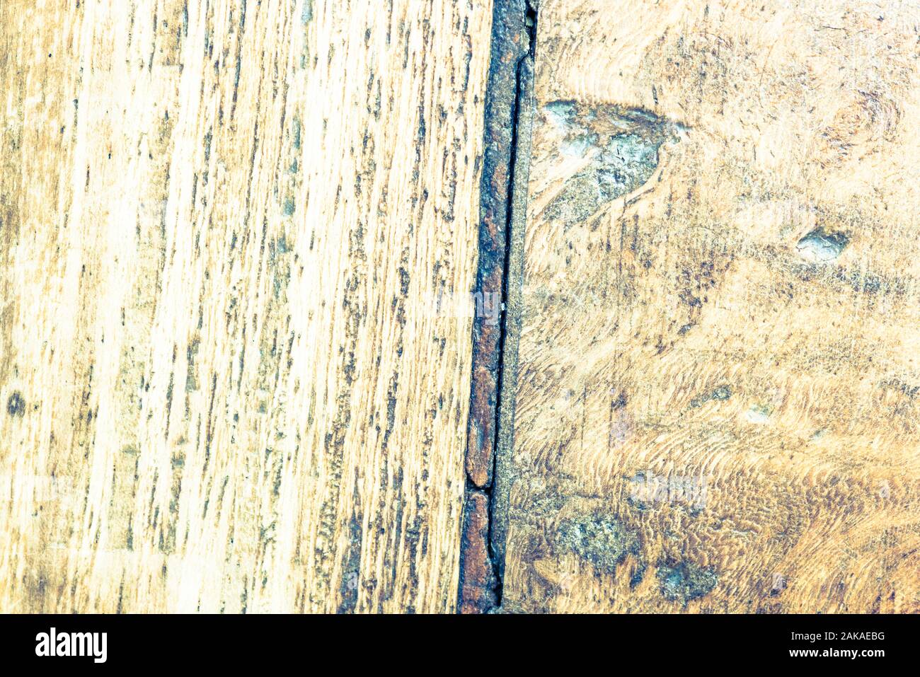 Wood Texture, Wooden Plank Grain Background, Desk in Perspective Close ...