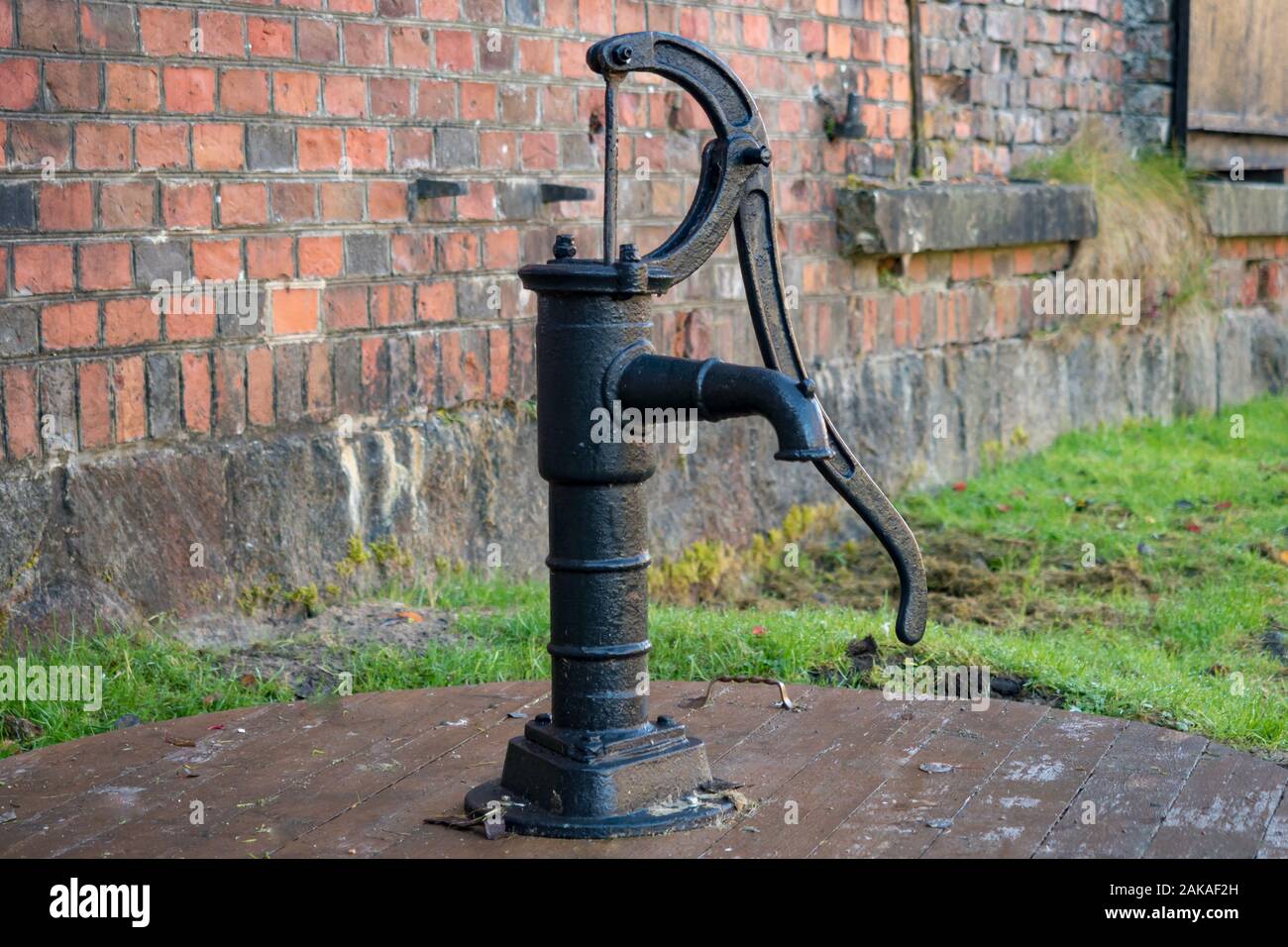 Old water pump, retro style Stock Photo - Alamy