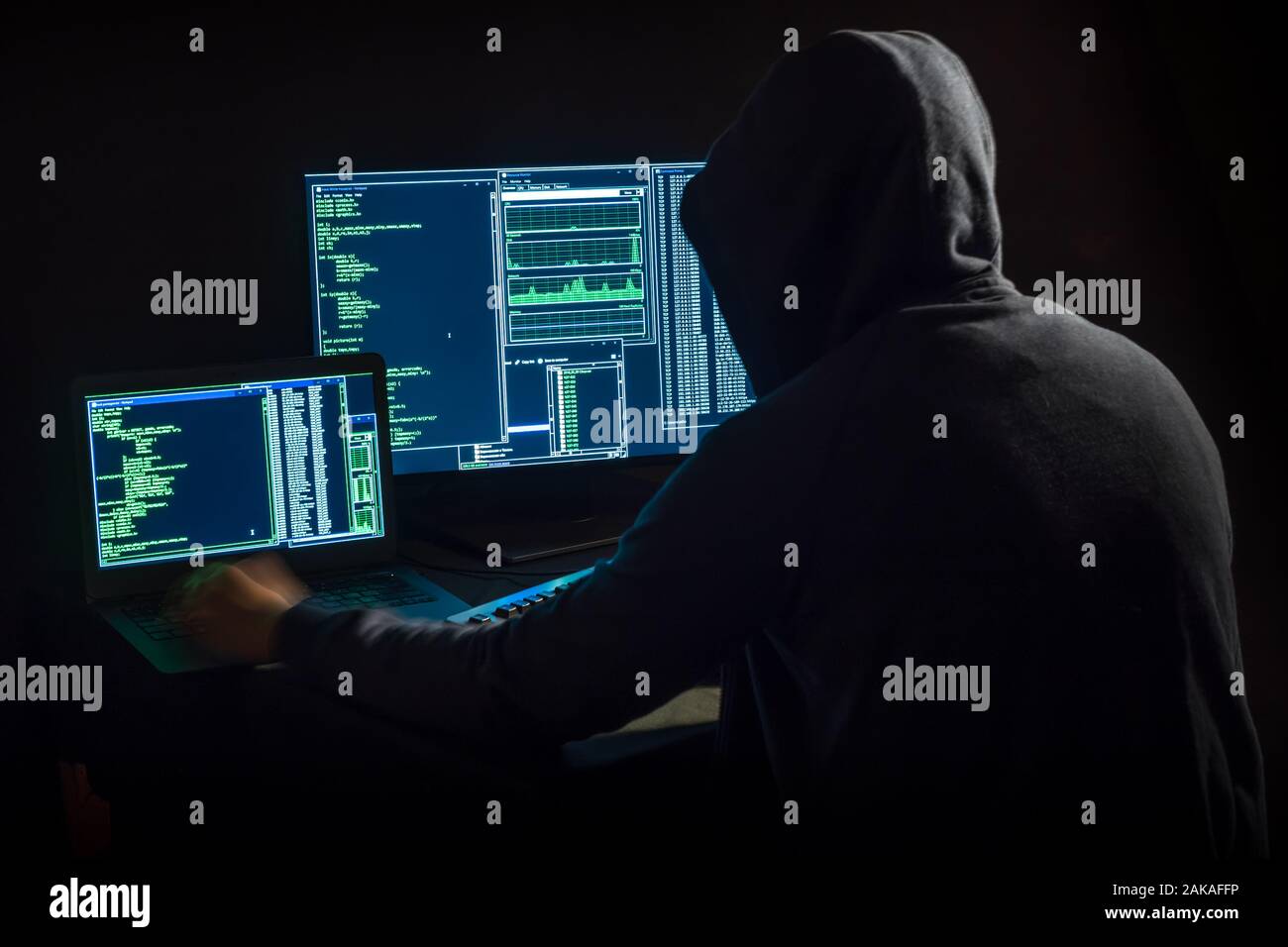 Two monitors hi-res stock photography and images - Alamy