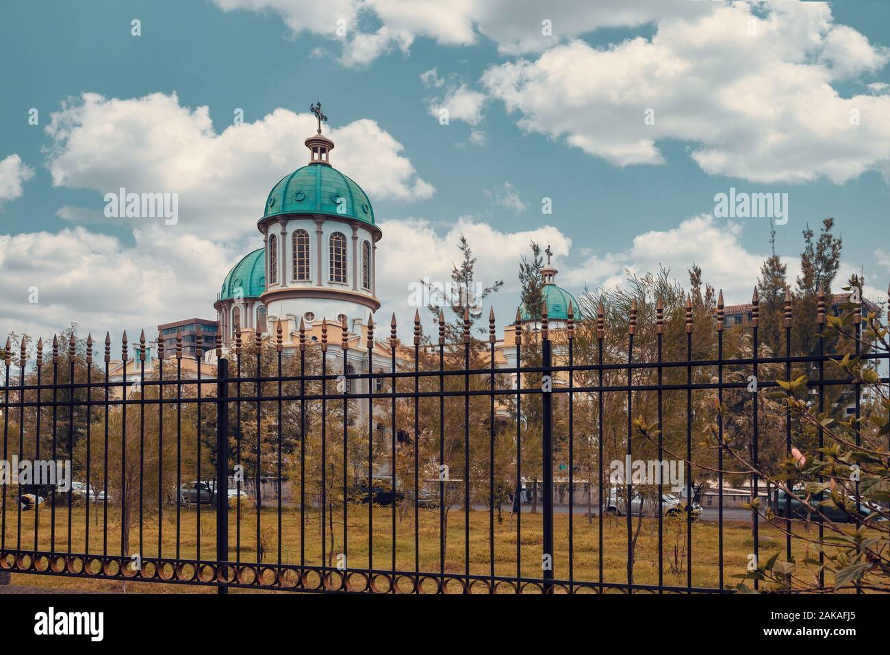 Bole Medhane Alem, Saviour of the World Cathedral. Exterior Of The ...