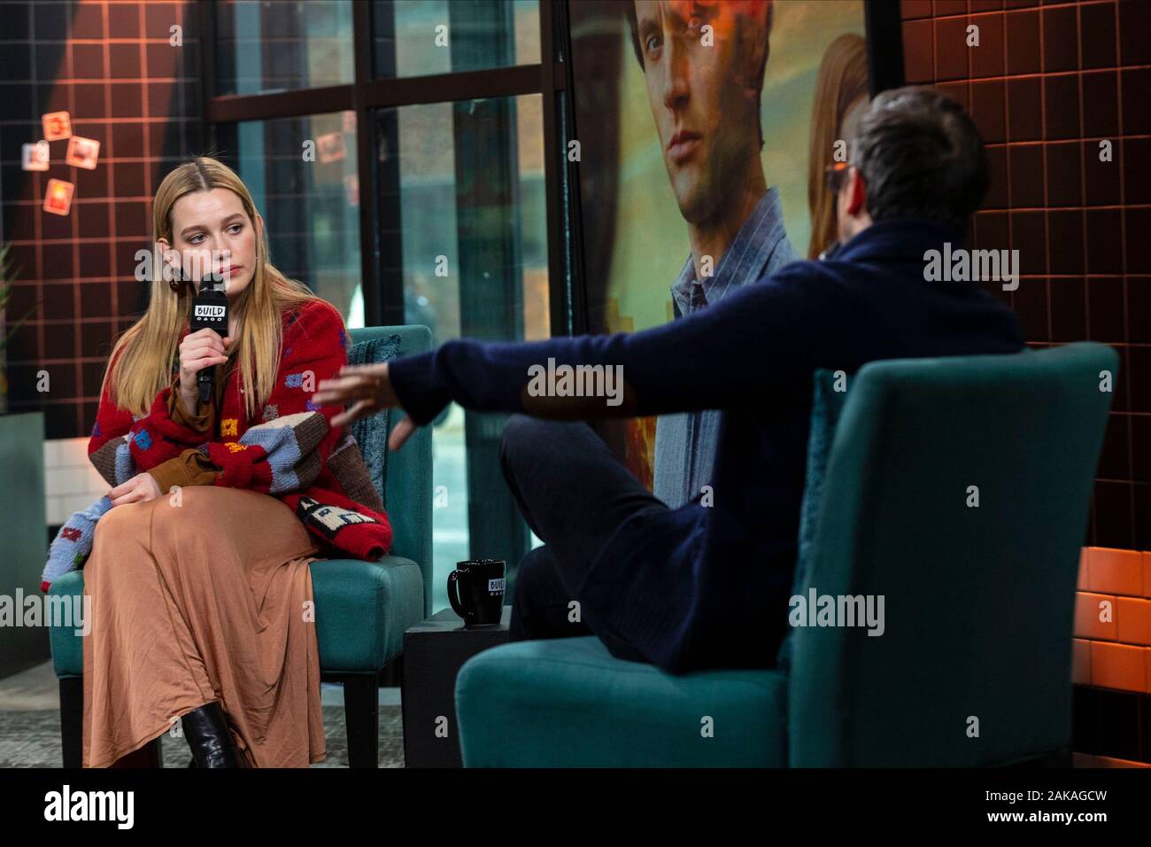 New York, NY, USA. 7th Jan, 2020. Victoria Pedretti inside for AOL ...