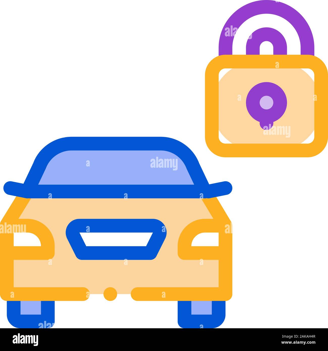 Machine Safe Closed Icon Vector Outline Illustration Stock Vector Image ...