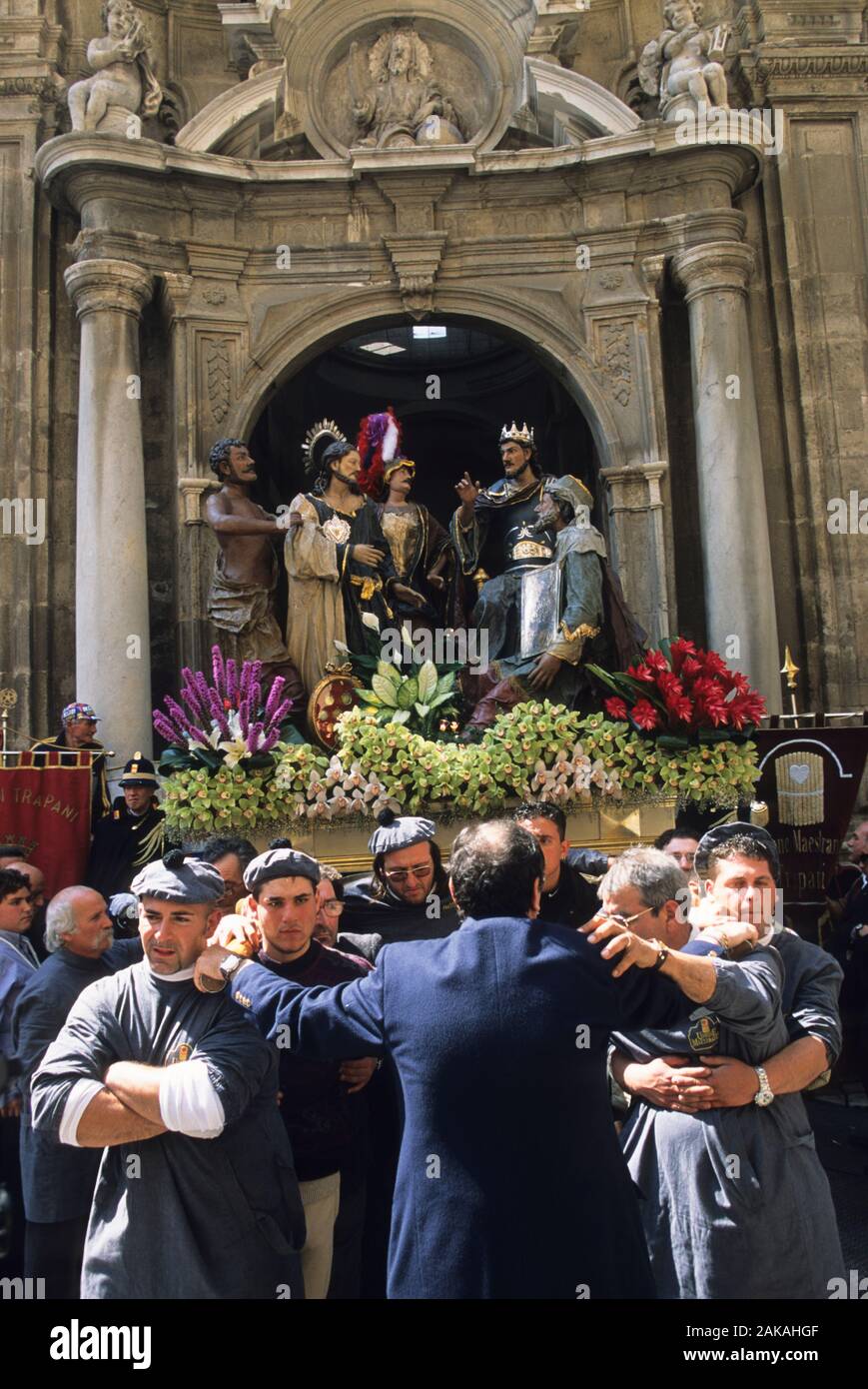Processione dei Misteri di Trapani, sicily, italy Stock Photo - Alamy