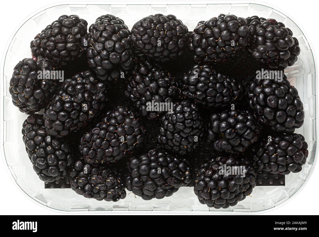 Blackberries in plastic container hi-res stock photography and images ...