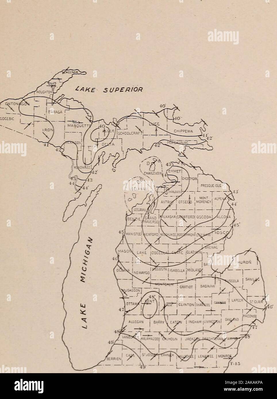 Surface geology and agricultural conditions of Michigan . Fig. 18 ...