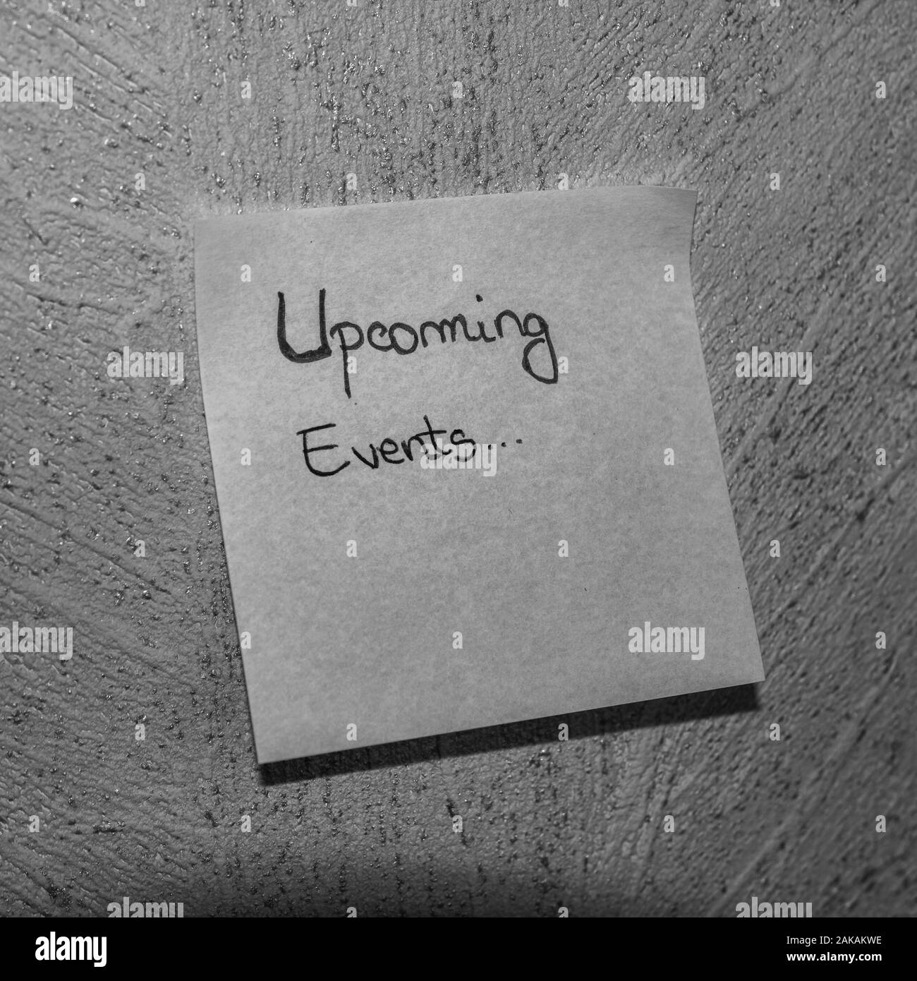 Posting notes Black and White Stock Photos & Images - Alamy