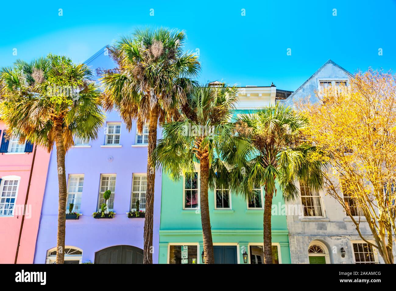 Charleston south carolina sc architecture historic old town hi-res ...