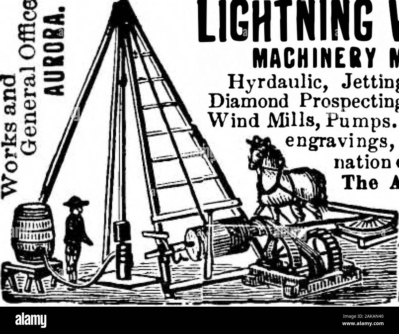 Well jetting Black and White Stock Photos & Images - Alamy