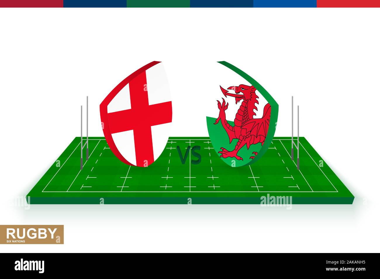 Wales vs england rugby Stock Vector Images - Alamy