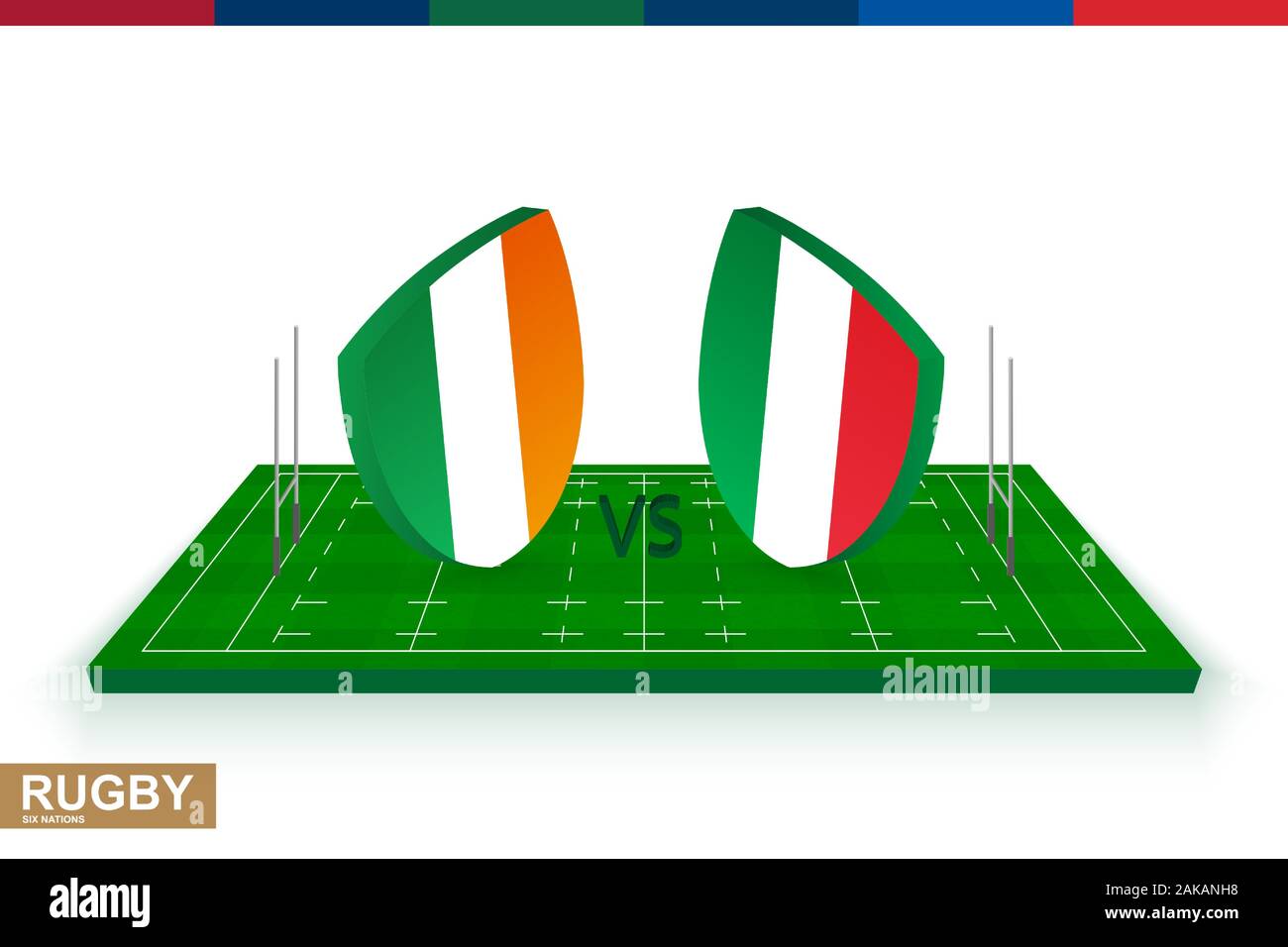 Irish rugby players Stock Vector Images - Alamy