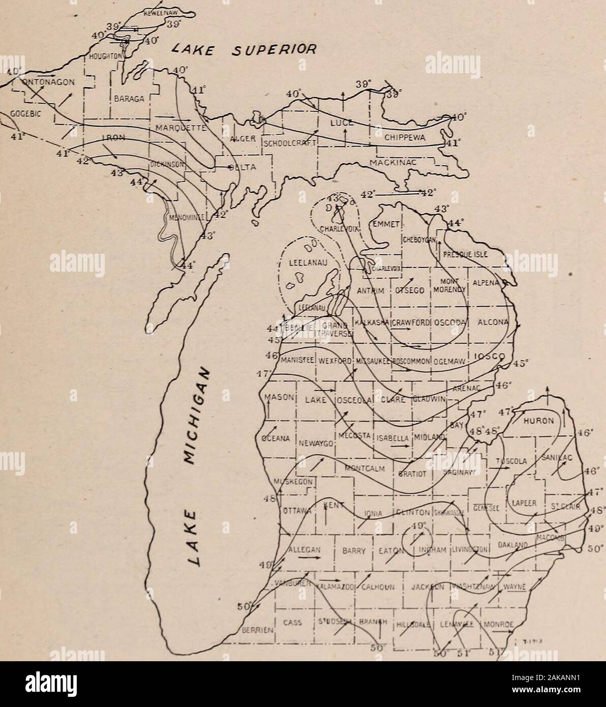 Surface geology and agricultural conditions of Michigan . Fig. 14 ...