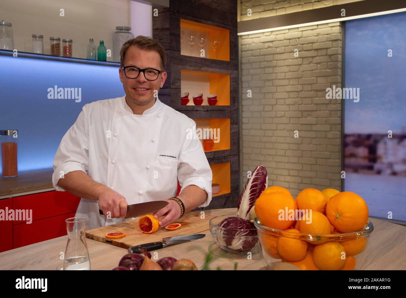 Mario KOTASKA, star chef, chef, television, here in the studio of the ...