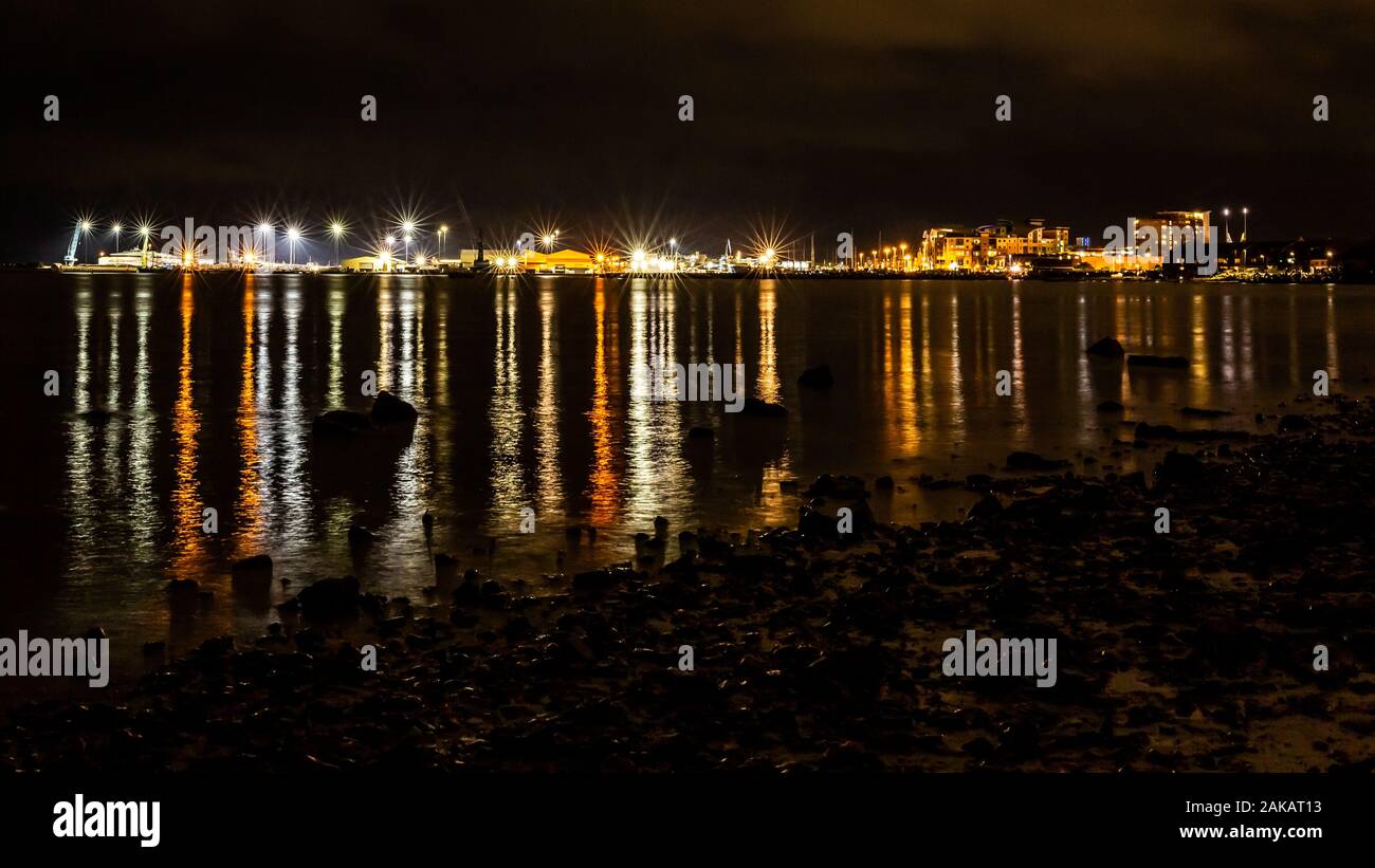 Port side at night hi-res stock photography and images - Alamy