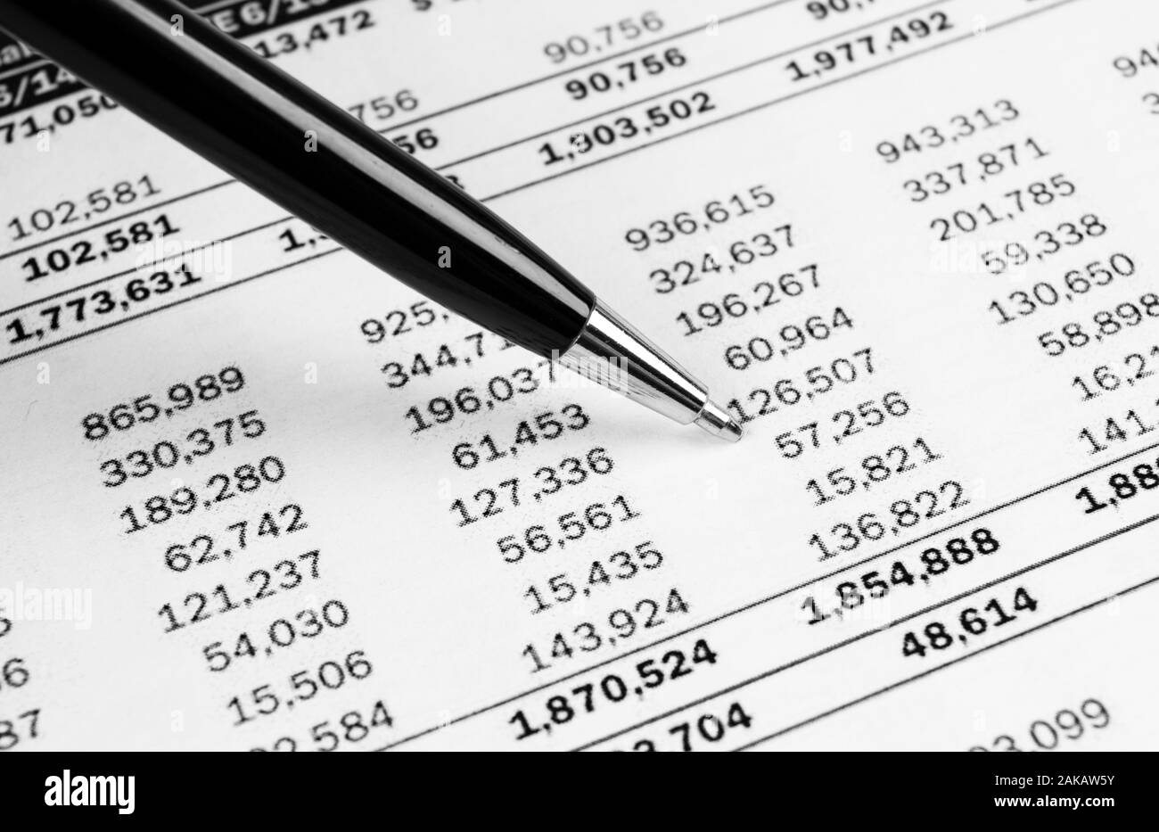 Black And White Accounting Images