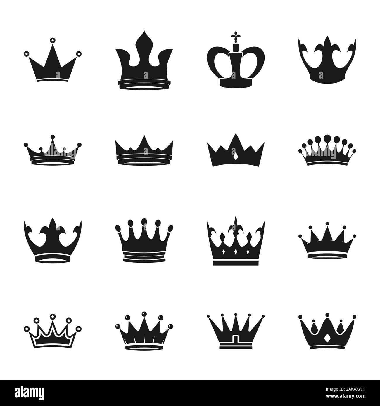 Conceptual icons collection Black and White Stock Photos & Images - Alamy