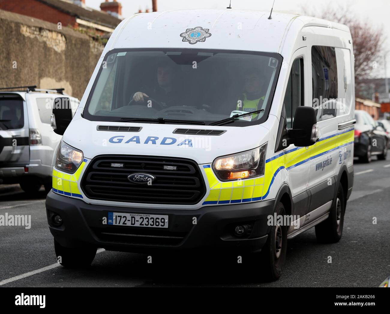 A Garda vehicle in Dublin Stock Photo - Alamy