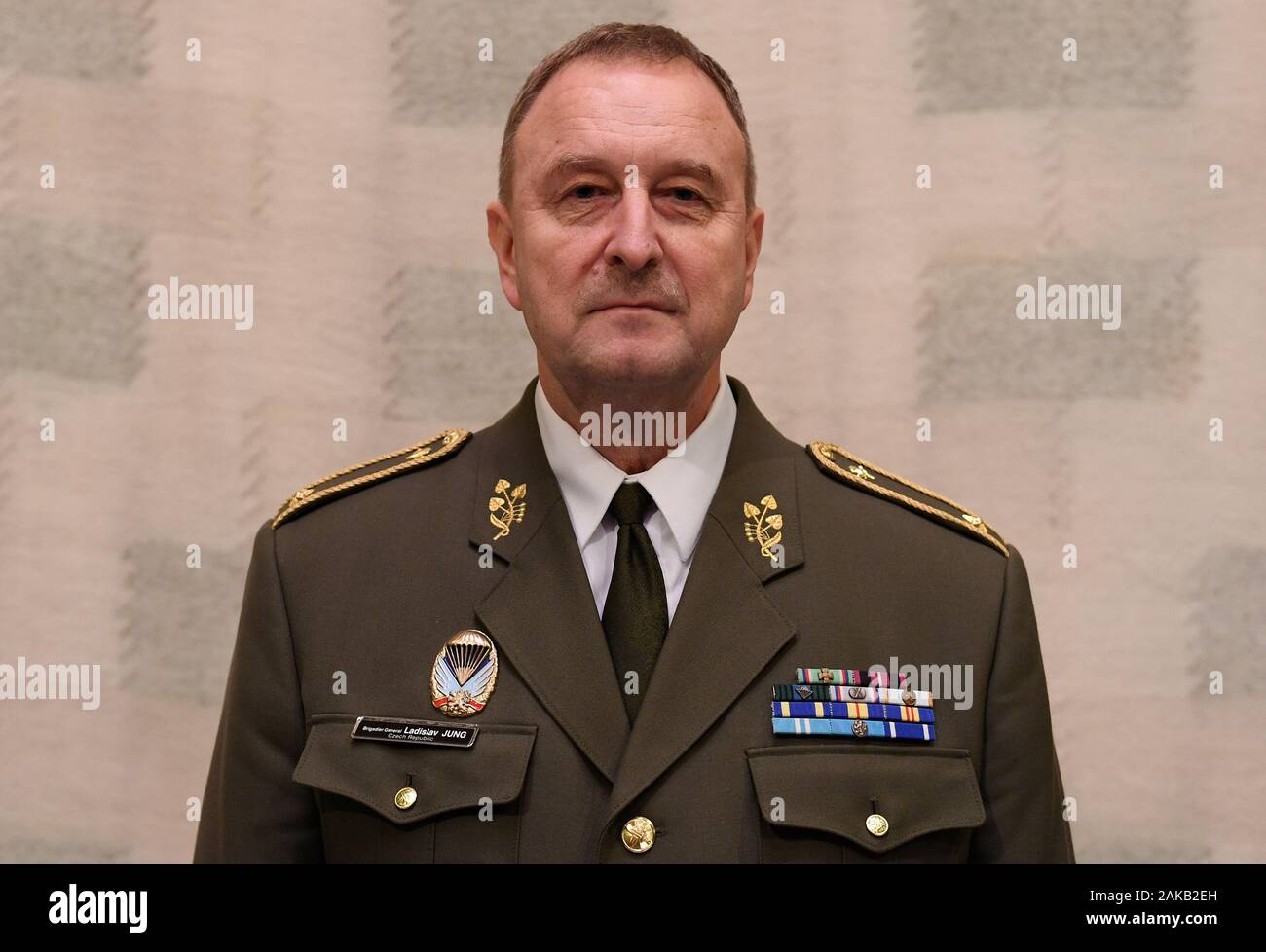 Prague, Czech Republic. 08th Jan, 2020. Brigadier General Ladislav Jung ...