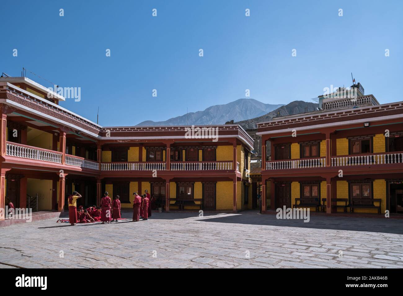 Tibetan nepali school hi-res stock photography and images - Alamy