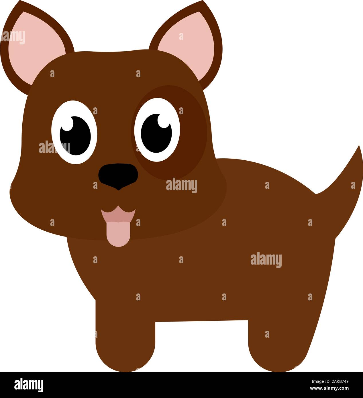 Cartoon of a pretty doggy Stock Vector Image & Art - Alamy