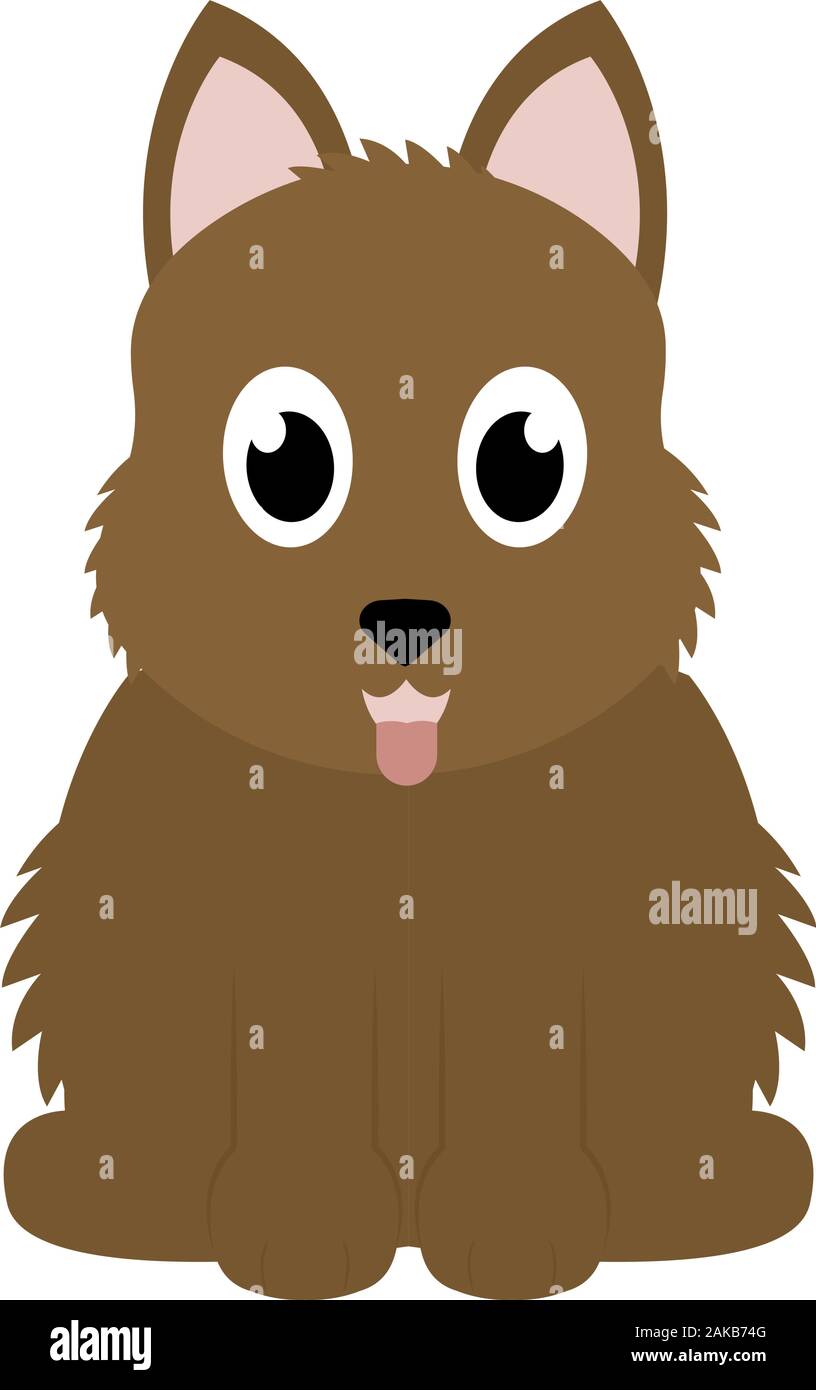 Cartoon of a pretty doggy Stock Vector Image & Art - Alamy