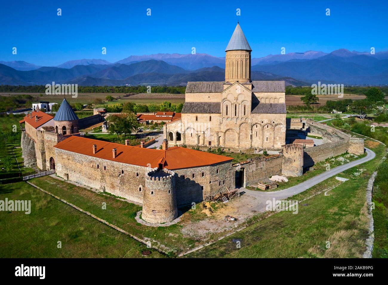 Monastery aerial view hi-res stock photography and images - Alamy