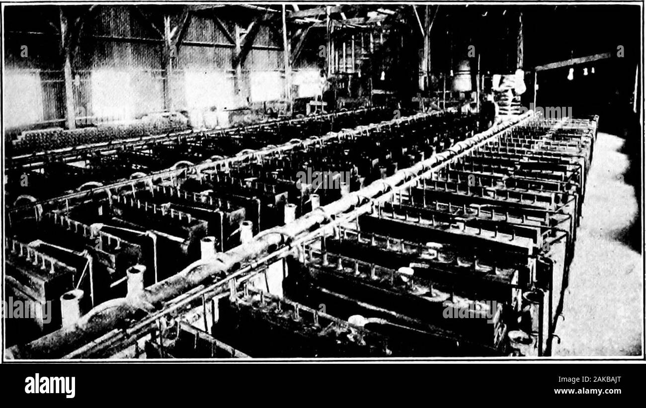 The hydrometallurgy of copper . Fig. 64.—Castner chlorine cell ...