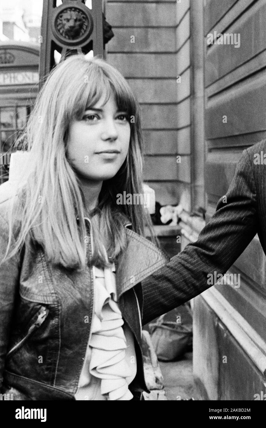 Jenny Boyd, sister-in-law of George Harrison, of The Beatles, in London prior to appearing at ...
