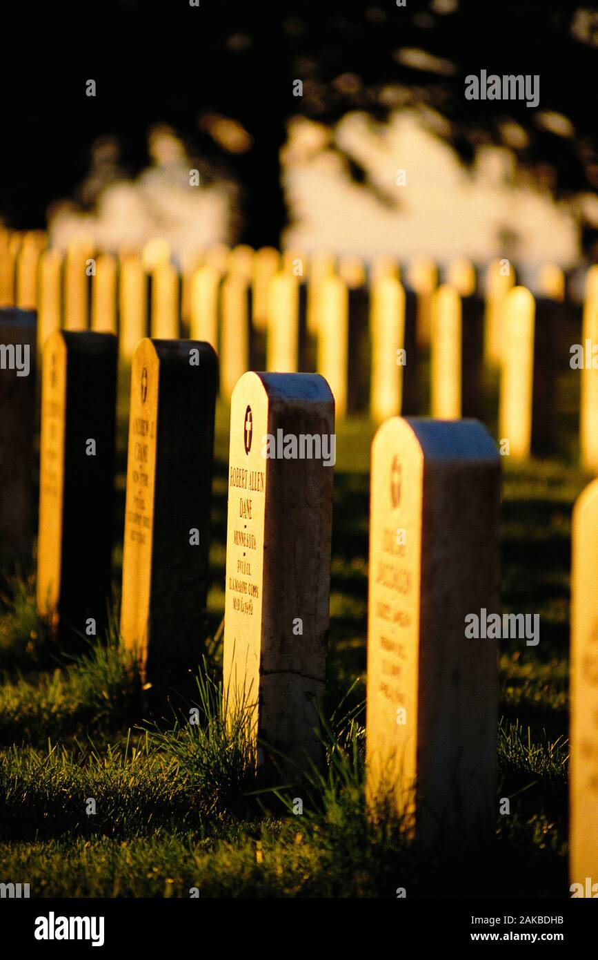 Custer National Monument, Little Bighorn, Montana, USA Stock Photo - Alamy