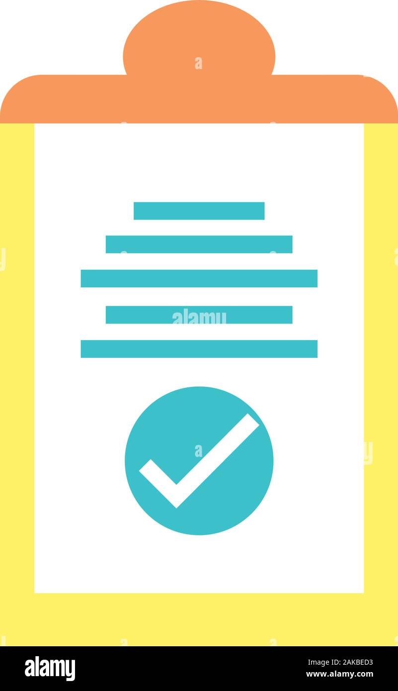 Document and check mark design, Data archive storage organize business office and information ...