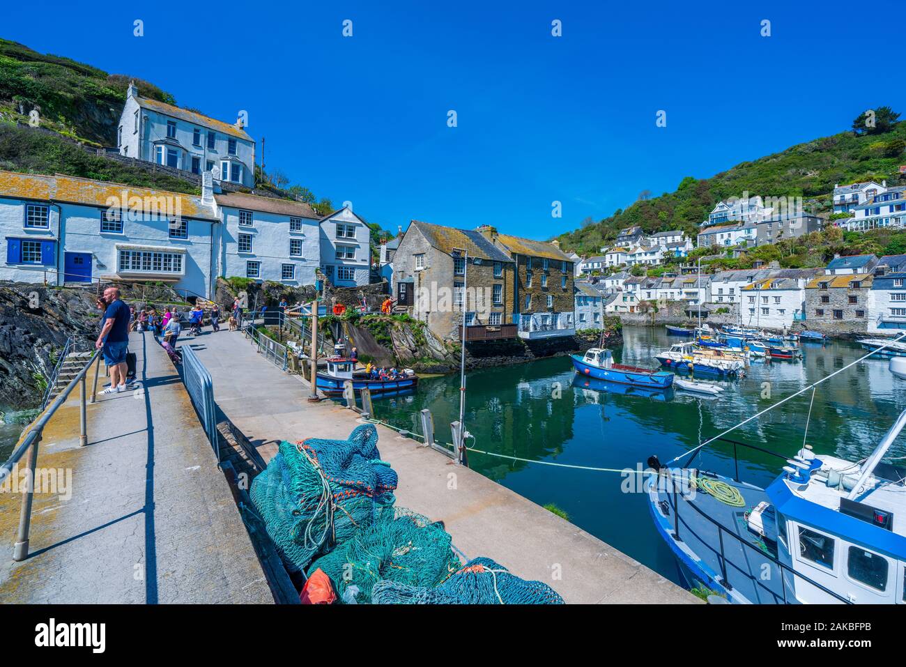 Polperro, Cornwall, England, United Kingdom, Europe Stock Photo - Alamy