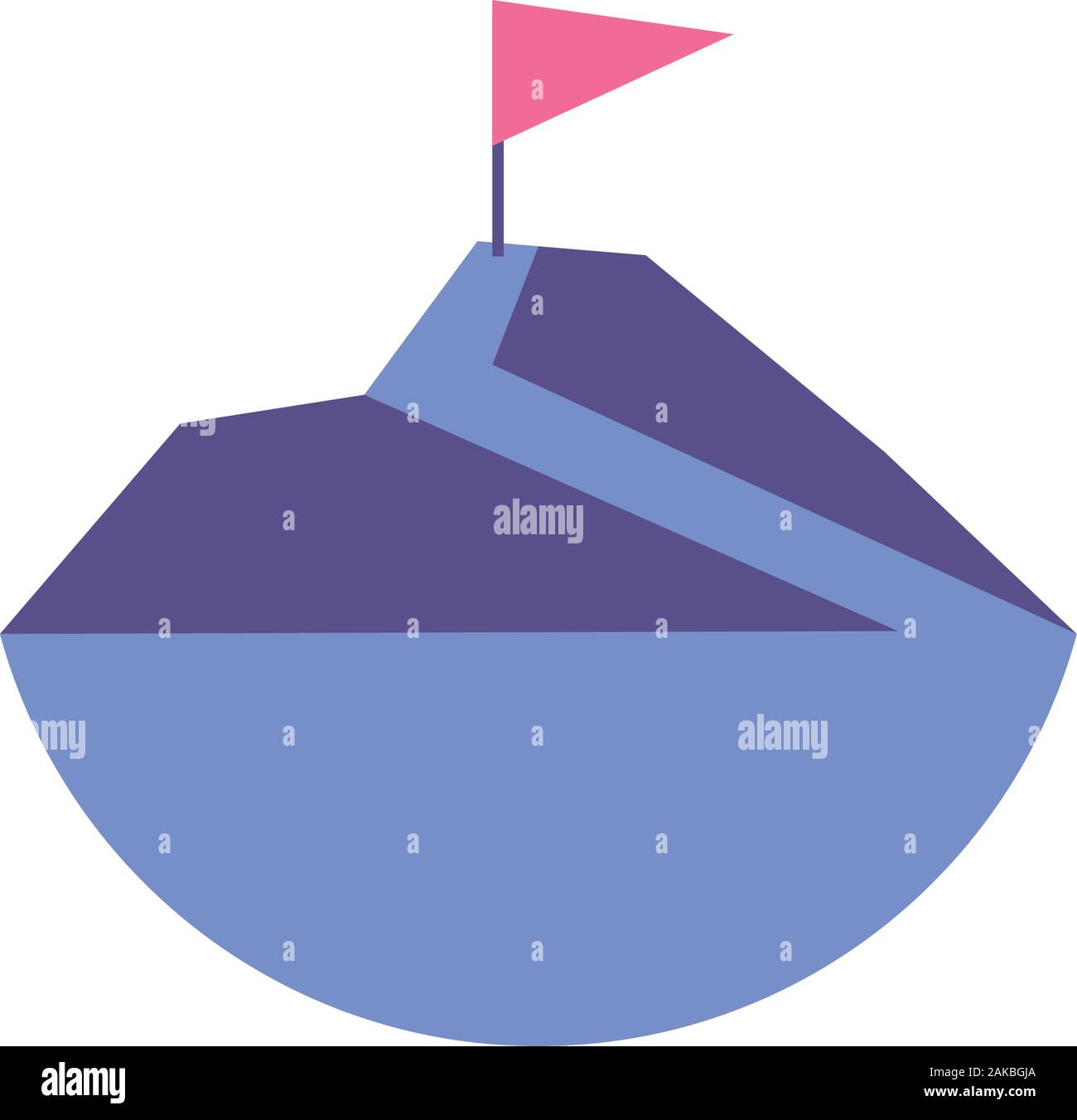 Racing flag and mountain design, Speed race competition sport fast ...