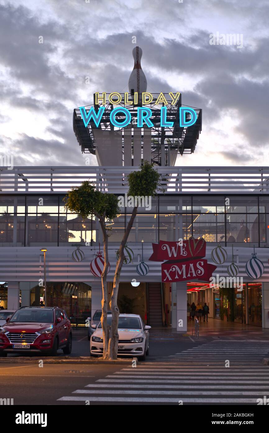 Holiday World Maspalomas, January 2020 Stock Photo - Alamy