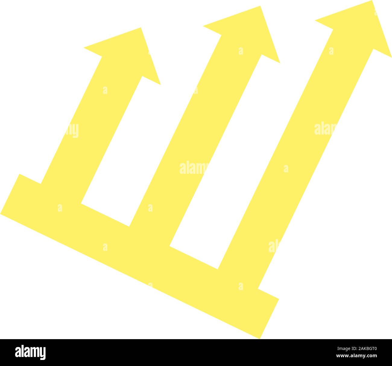 Arrows increase design, Workflow infographic data information business ...