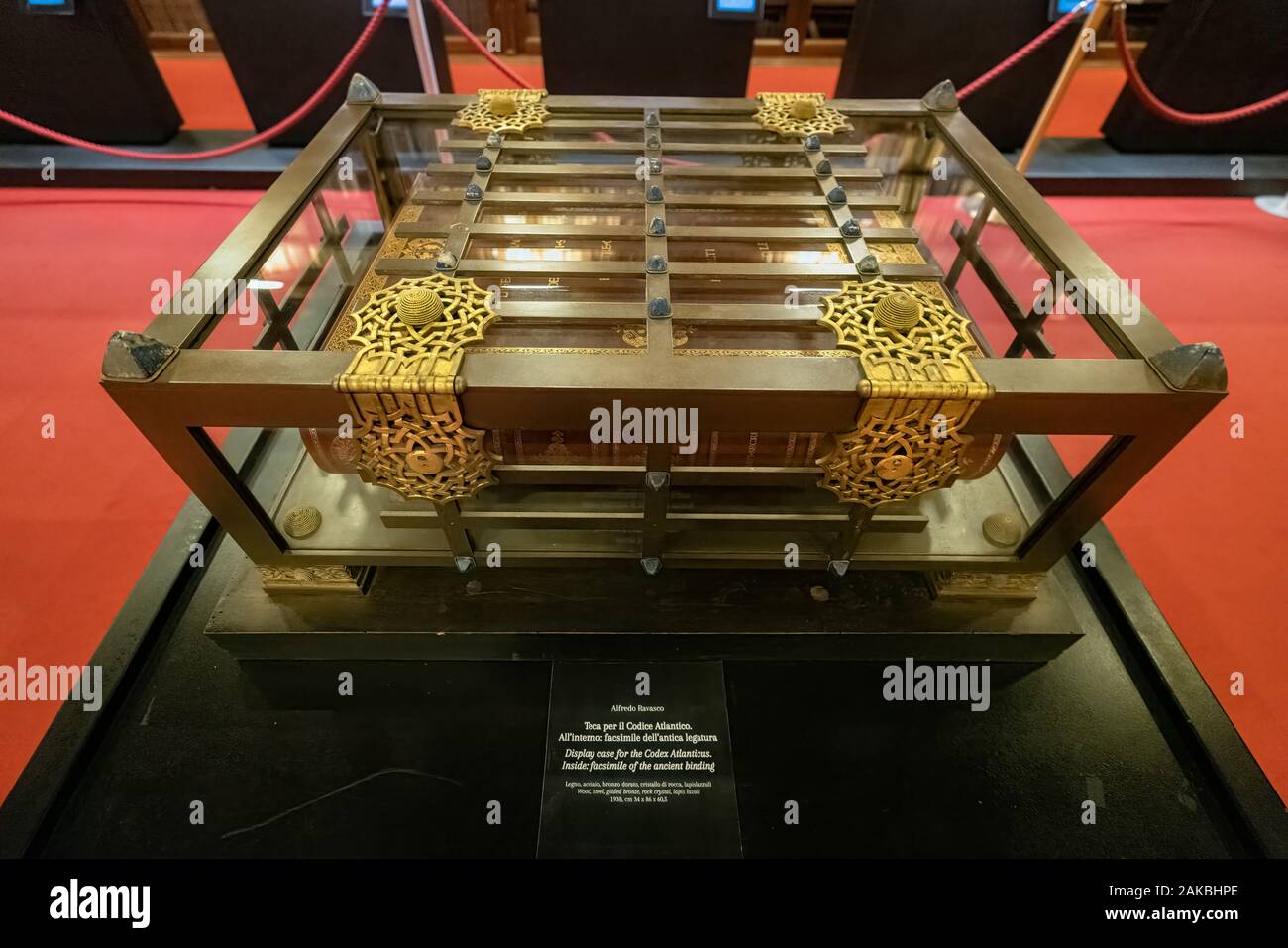 Milan Italy. Biblioteca Ambrosiana. Ambrosian Library. The Codex ...