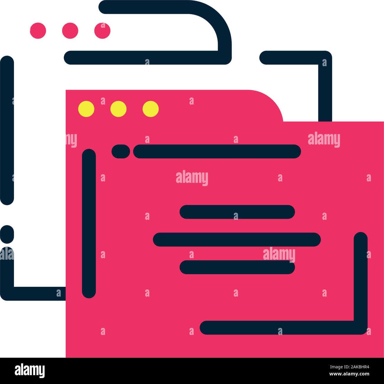 File icon design, Document data archive storage organize business ...