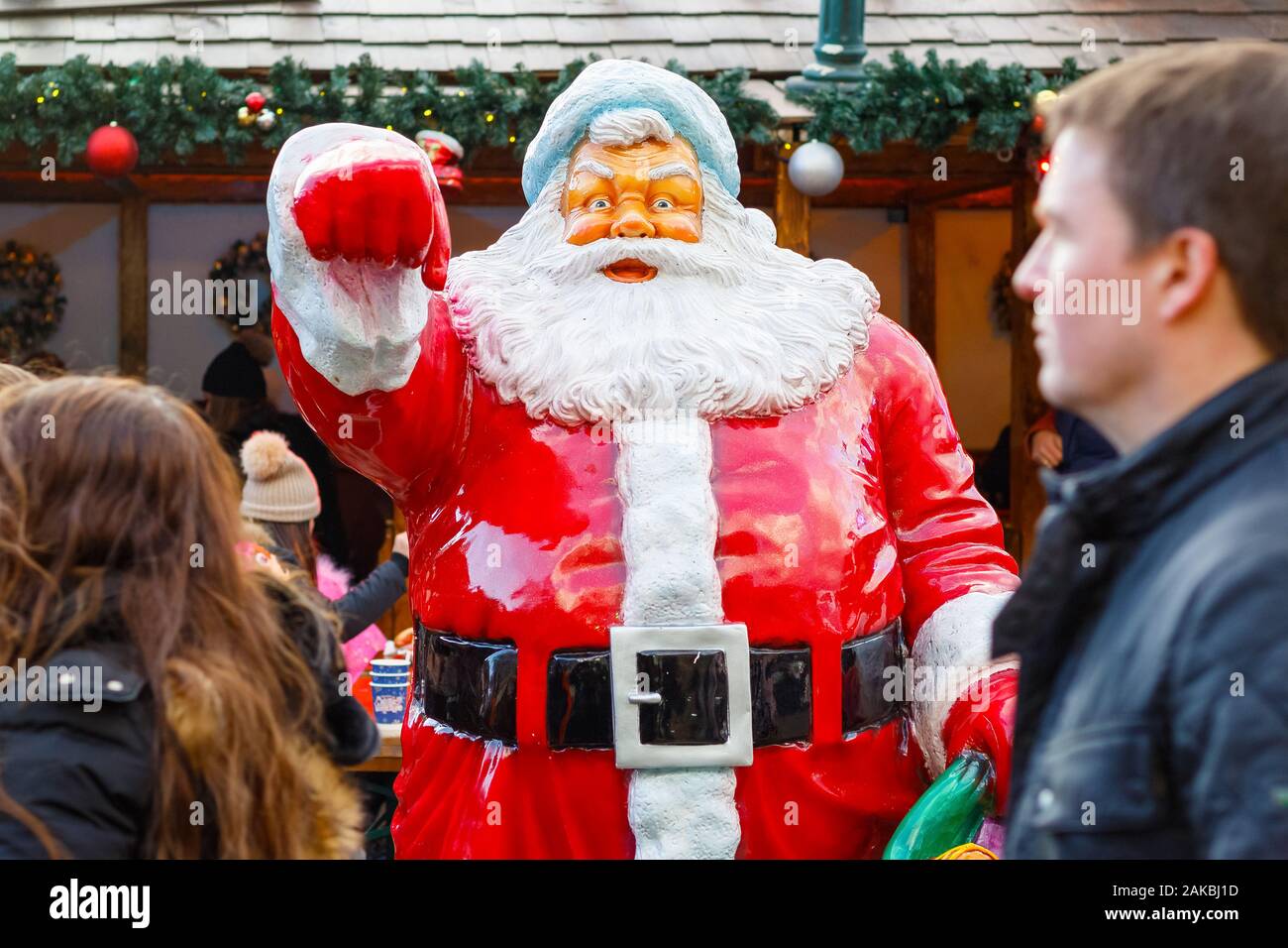 Winter wonderland london santa hi-res stock photography and images - Alamy