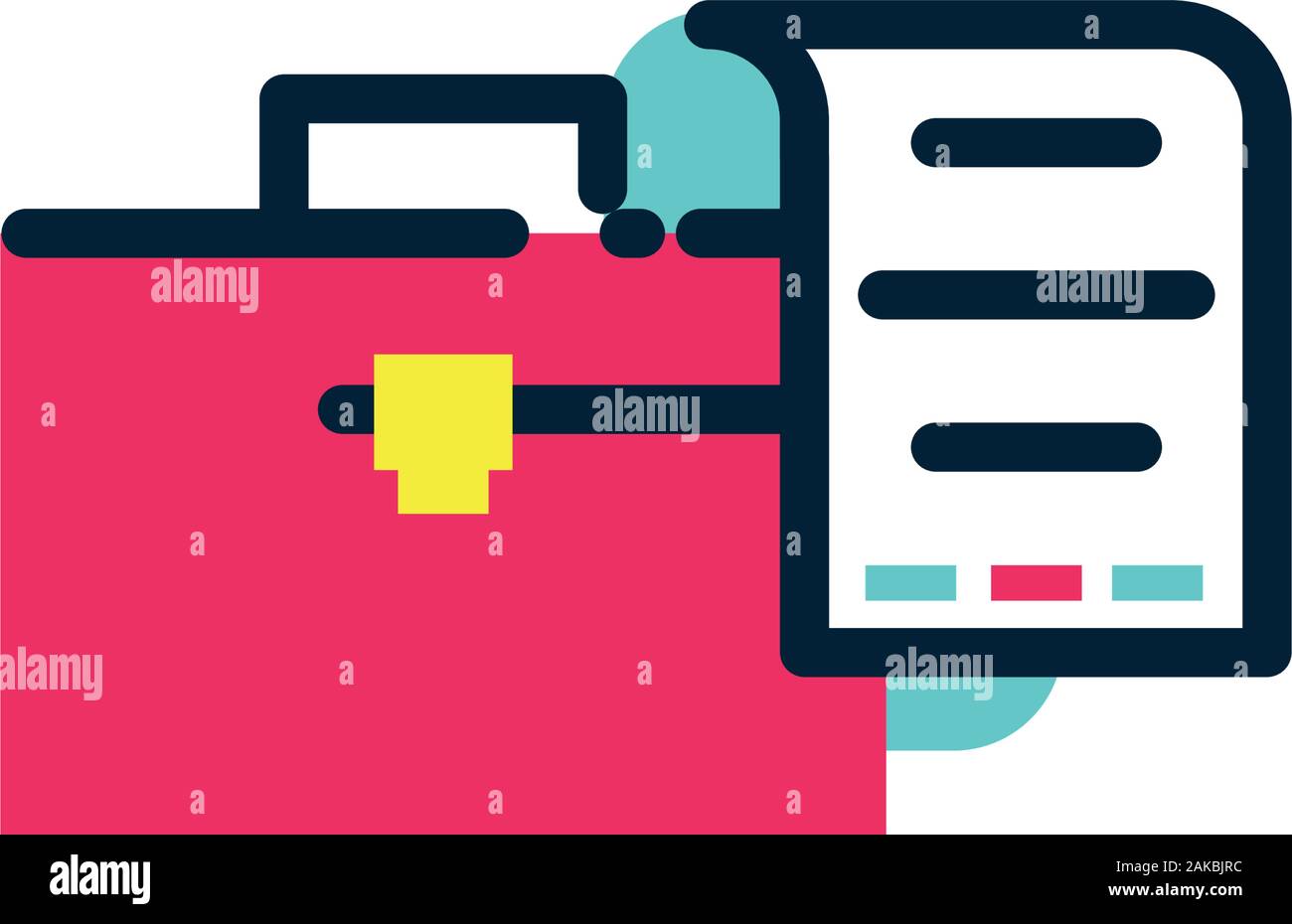 Suitcase bag and document design, Case office school university travel ...