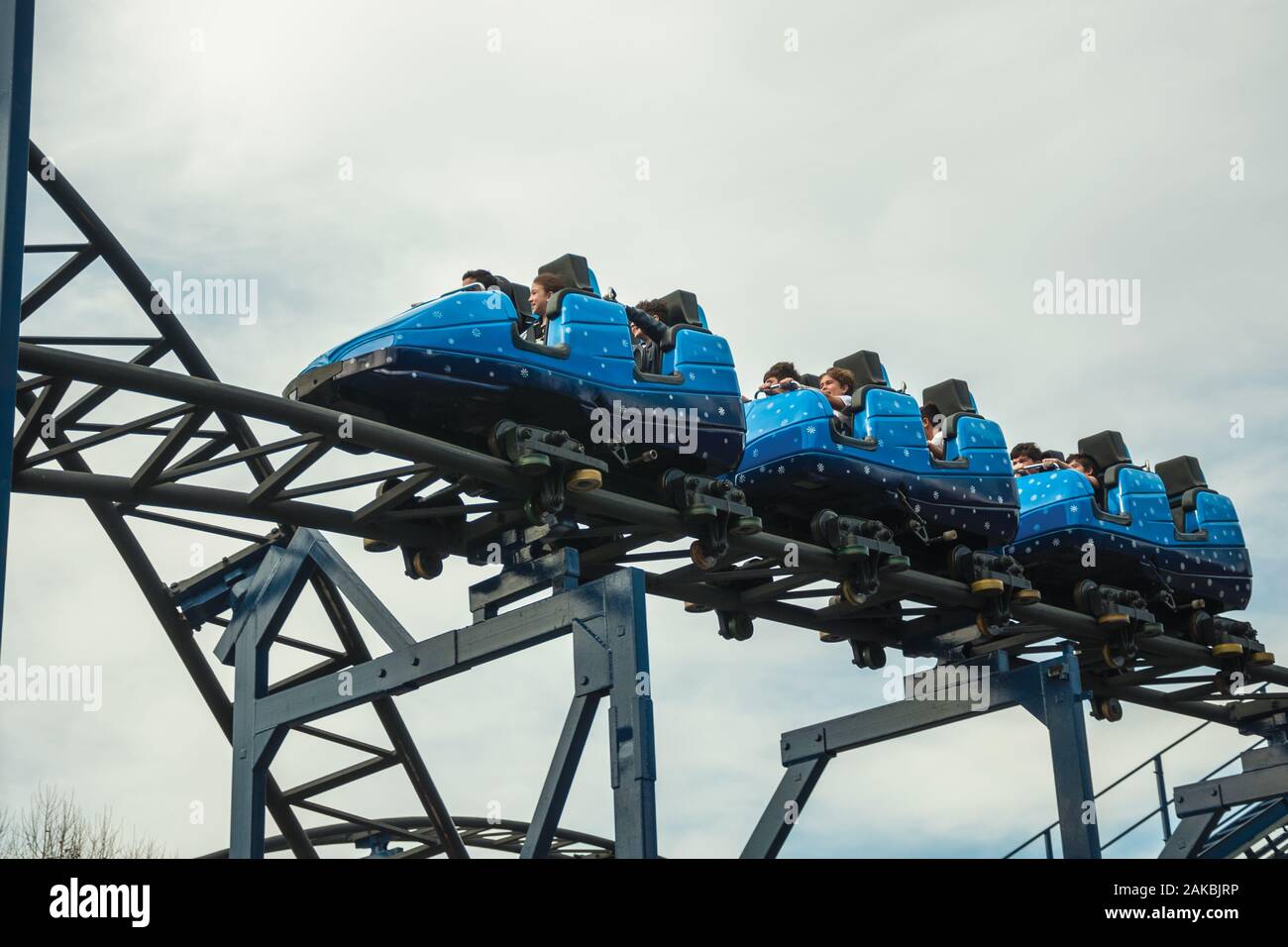 Roller coaster car hi-res stock photography and images - Alamy