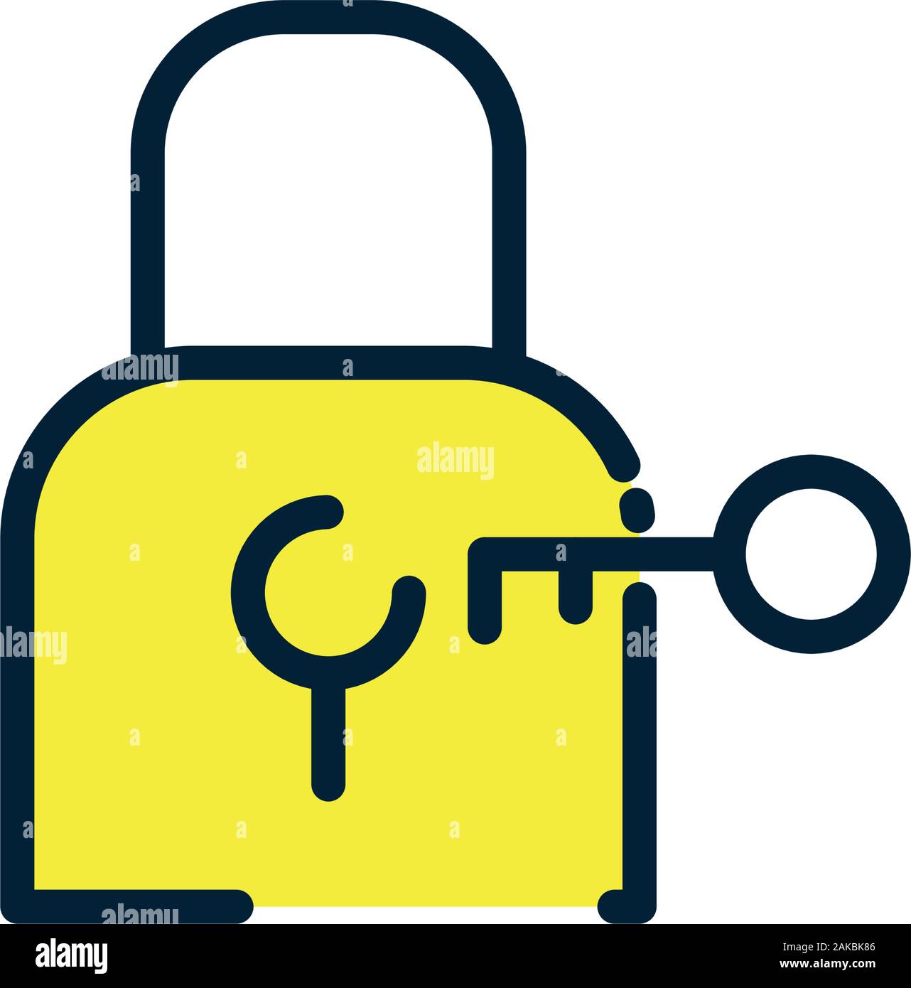 Padlock and key design of Security lock access door house safe safety ...