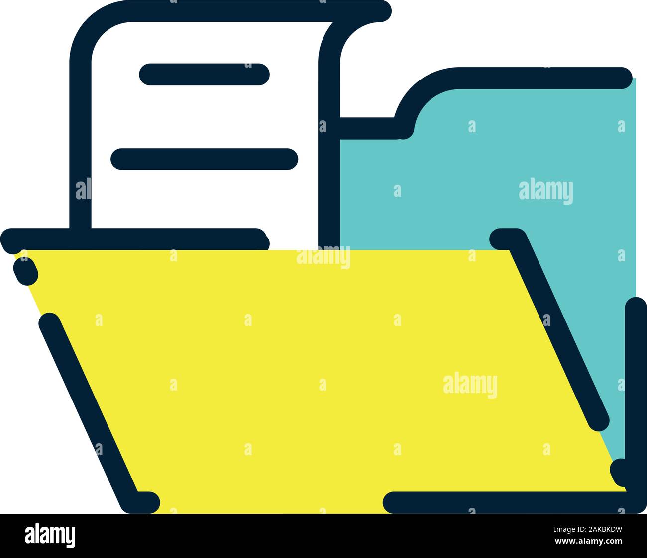 File icon design, Document data archive storage organize business office and information theme ...