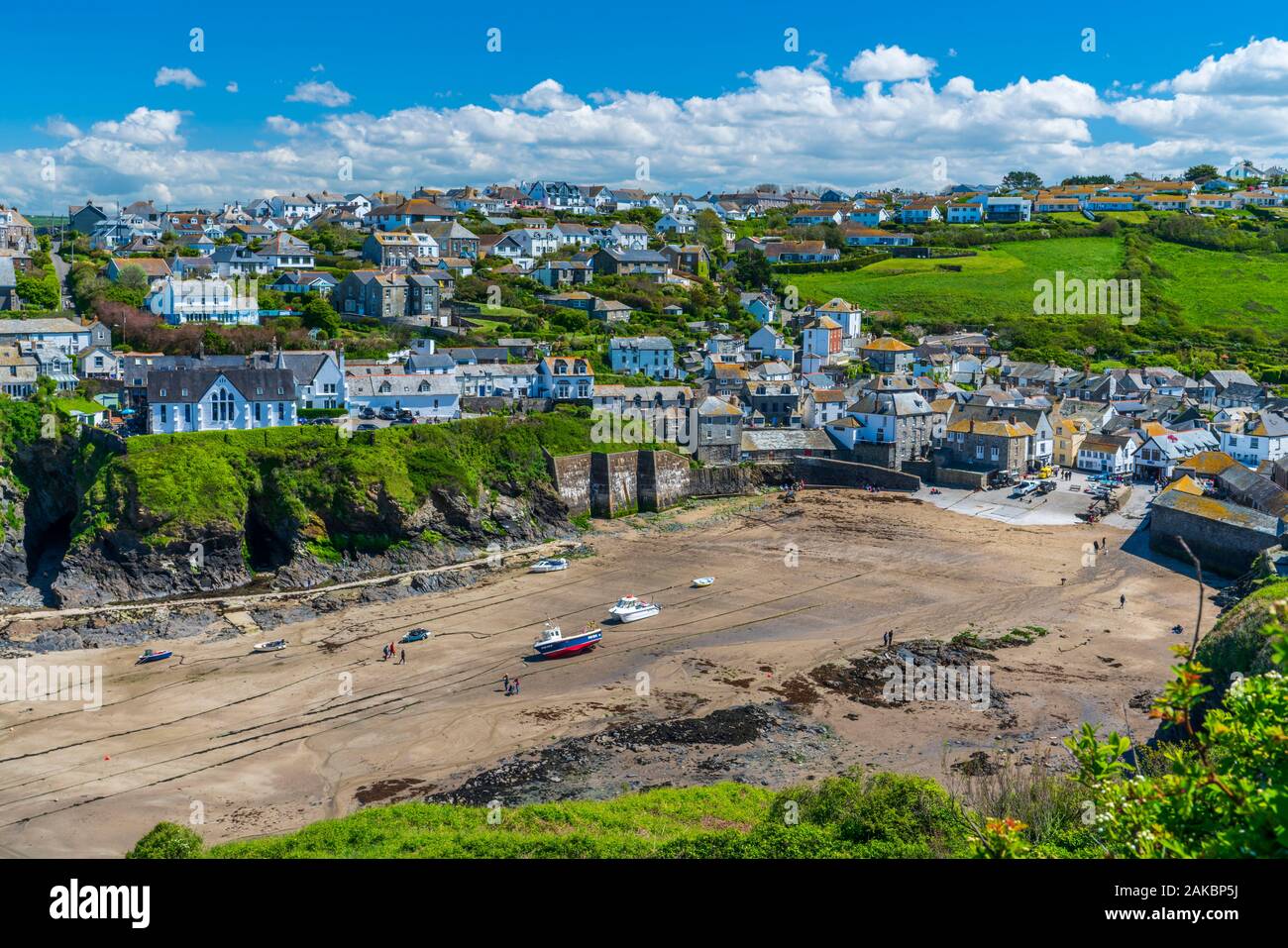 Port Isaac, Cornwall, England, United KIngdom, Europe Stock Photo - Alamy