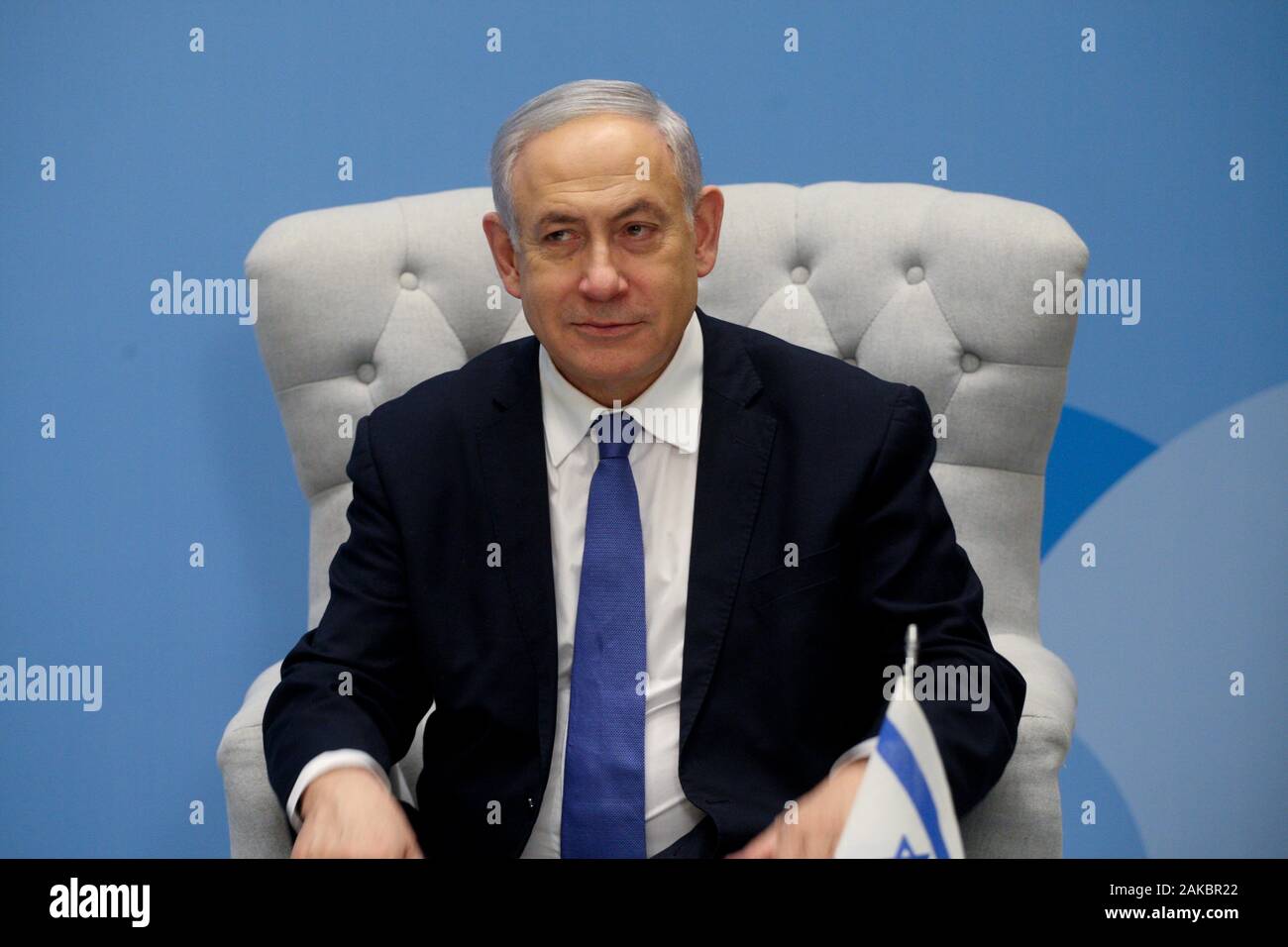 Benjamin netanyahu portrait hi-res stock photography and images - Alamy