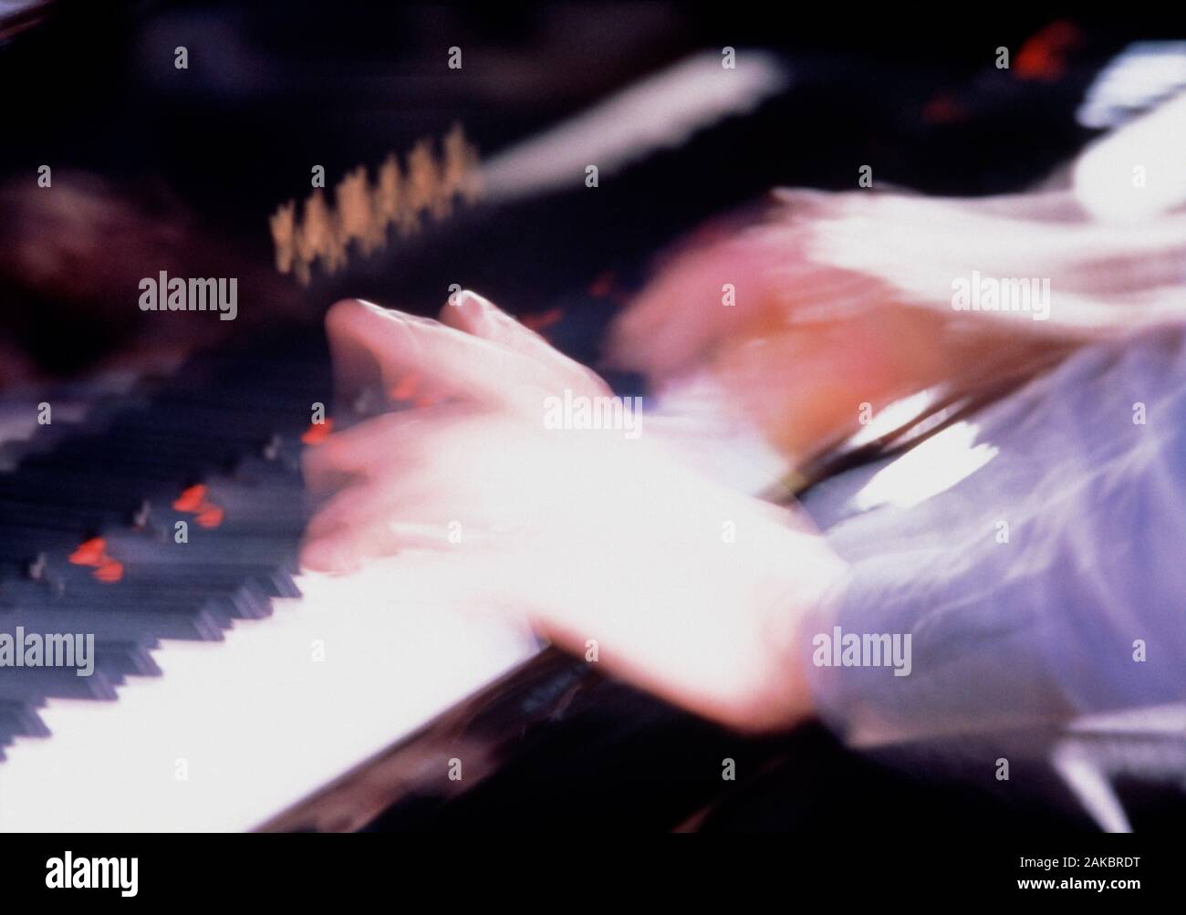 Hands playing classical piano hi-res stock photography and images - Alamy