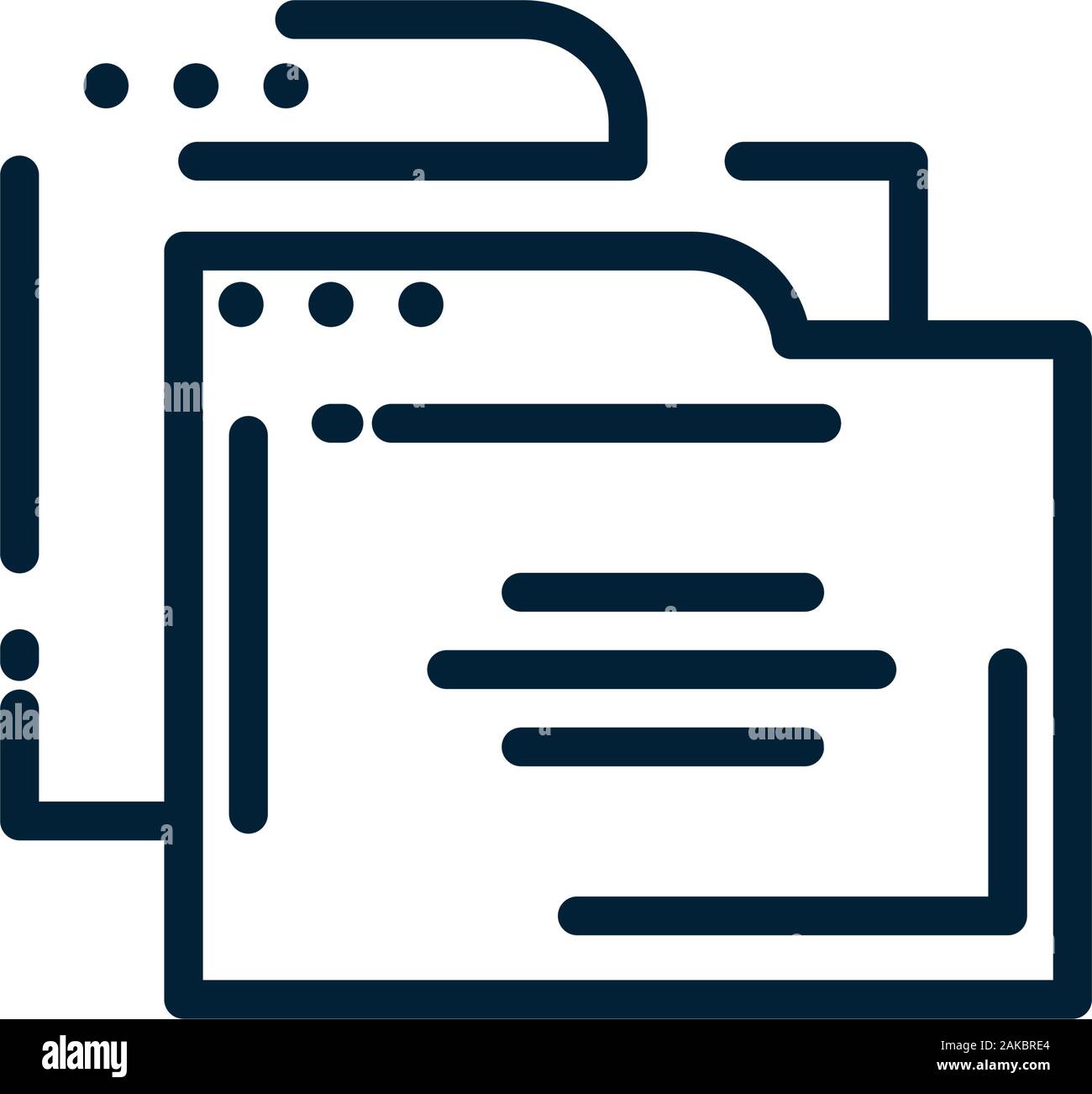 File icon design, Document data archive storage organize business office and information theme ...