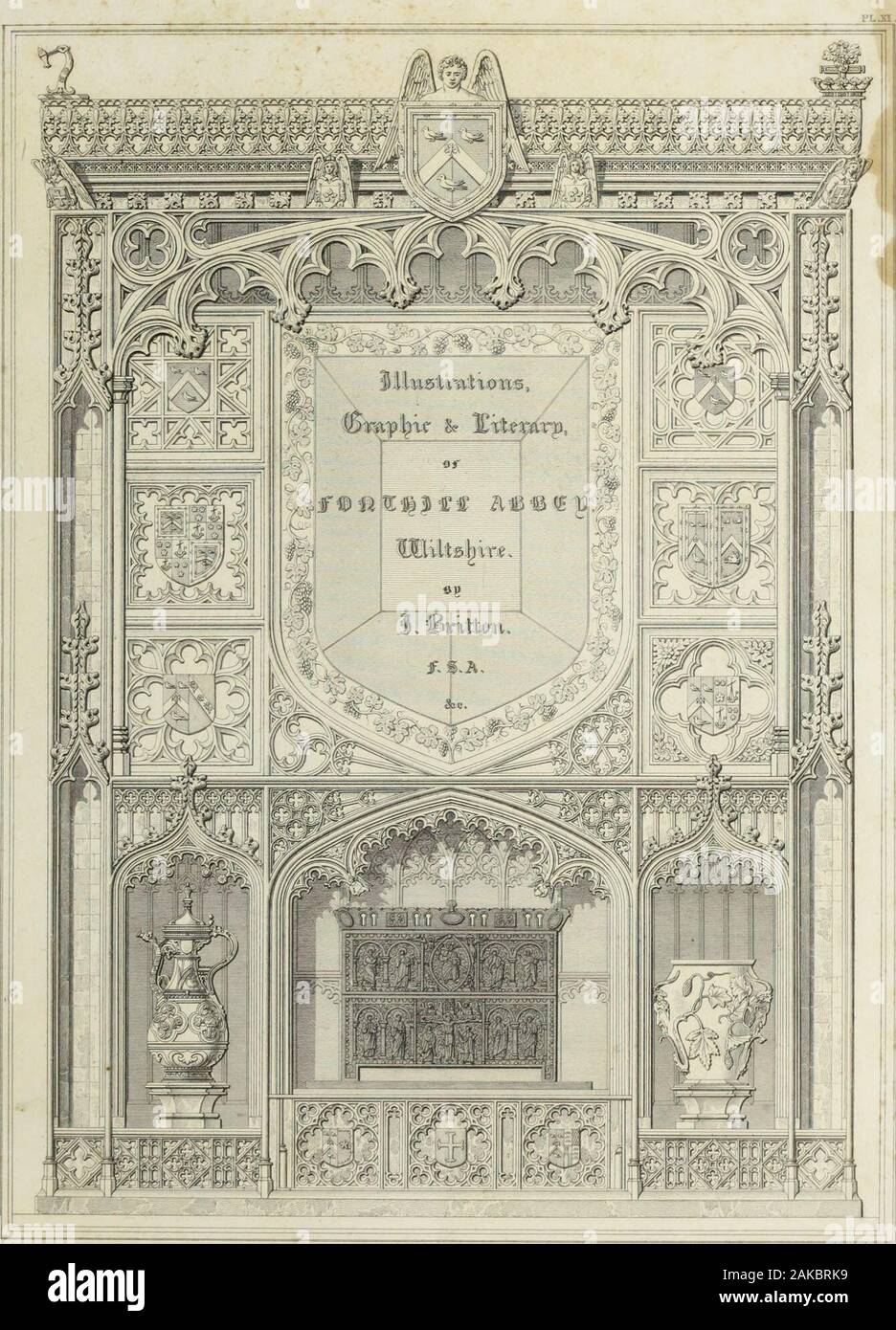 Graphical and literary illustrations of Fonthill abbey, Wiltshire ...