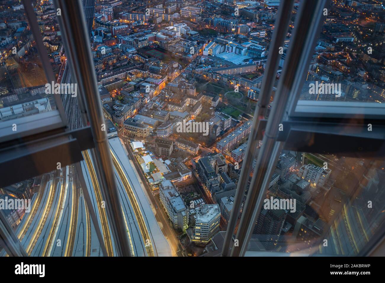 A view from the Shard Stock Photo - Alamy