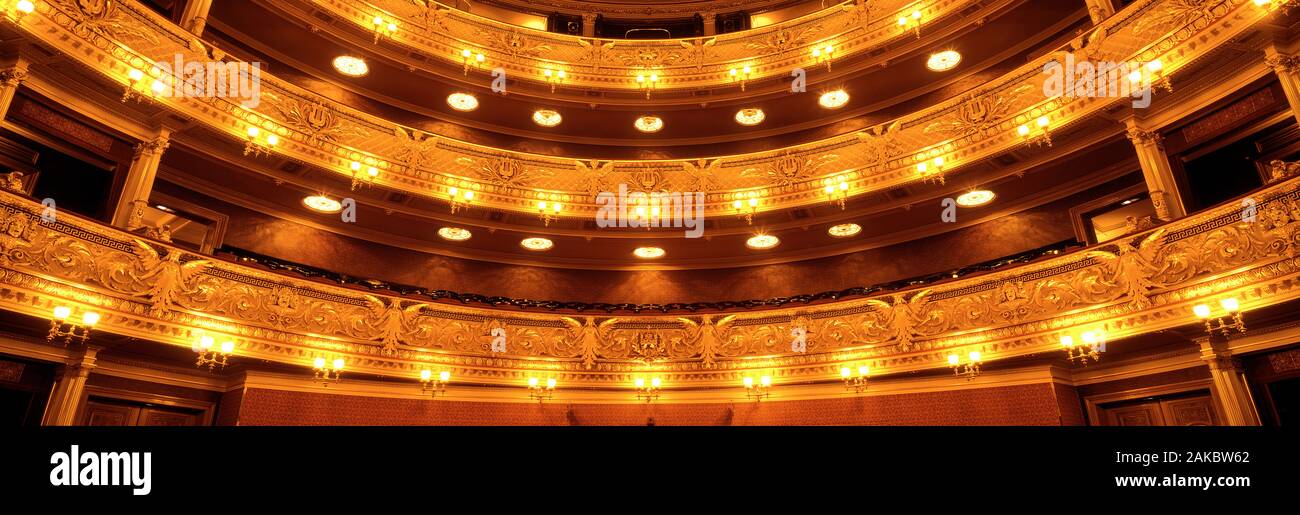 Opera theatre interior hi-res stock photography and images - Alamy