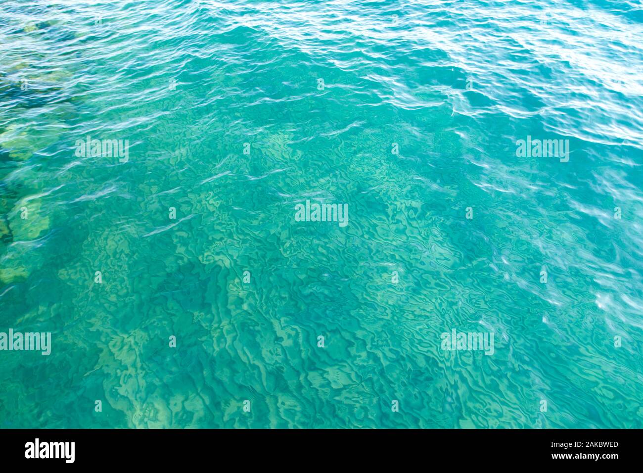 Clear water texture in blue. Background of the ocean and the sea ...